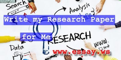 Write my Research Paper for Me - Professional Writing Services